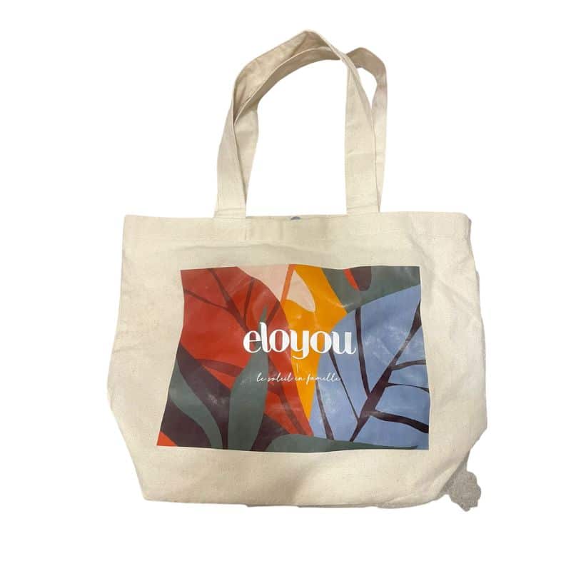 Eloyou | TOTE BAG - AZUR OPTIC